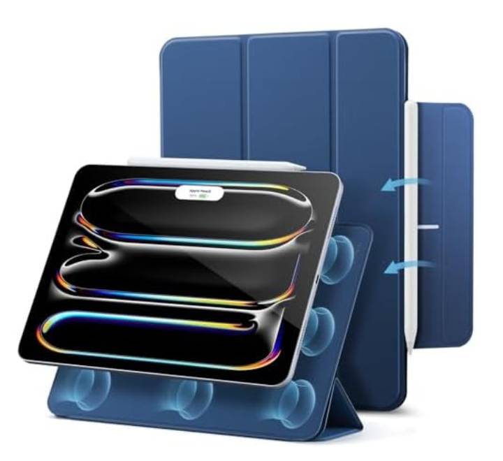 ESR Rebound Magnetic Case, Compatible with iPad Pro 11 (2024), Navy Bl – ICT.com.mm