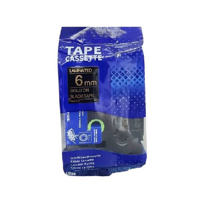 Label Tape FGI 6mm Gold On Black – ICT.com.mm