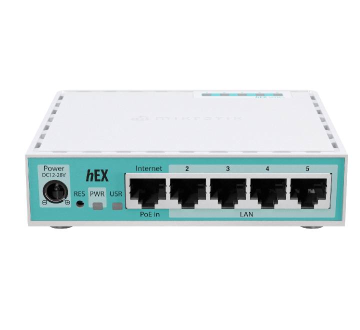 MiKroTik E50UG hEX 5 Port Gigabit 512Mb RAM Ethernet Router – ICT.com.mm