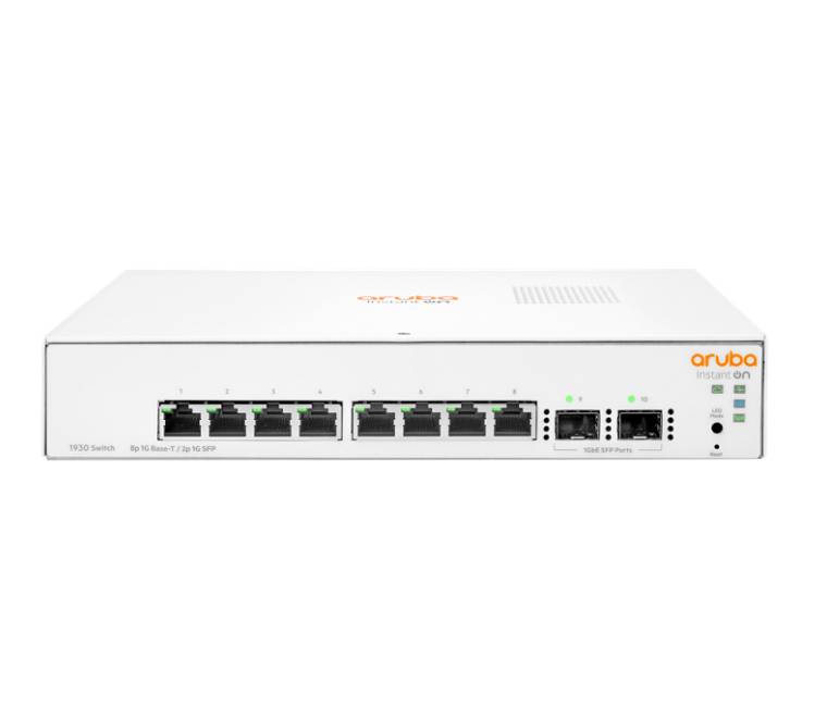 Aruba Instant On 1930 8G 2SFP Switch { JL680A } – ICT.com.mm