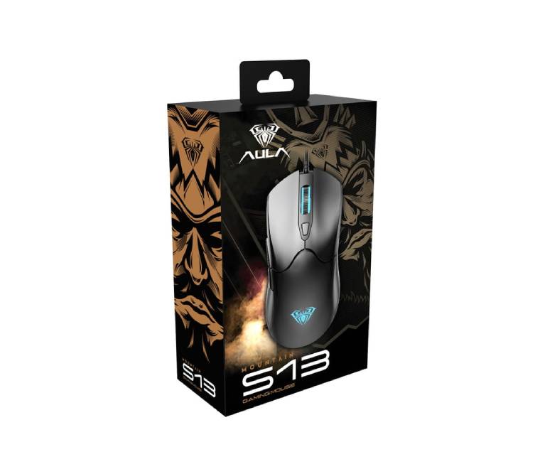 AULA S13 Wired Gaming Mouse with 6-Keys – ICT.com.mm