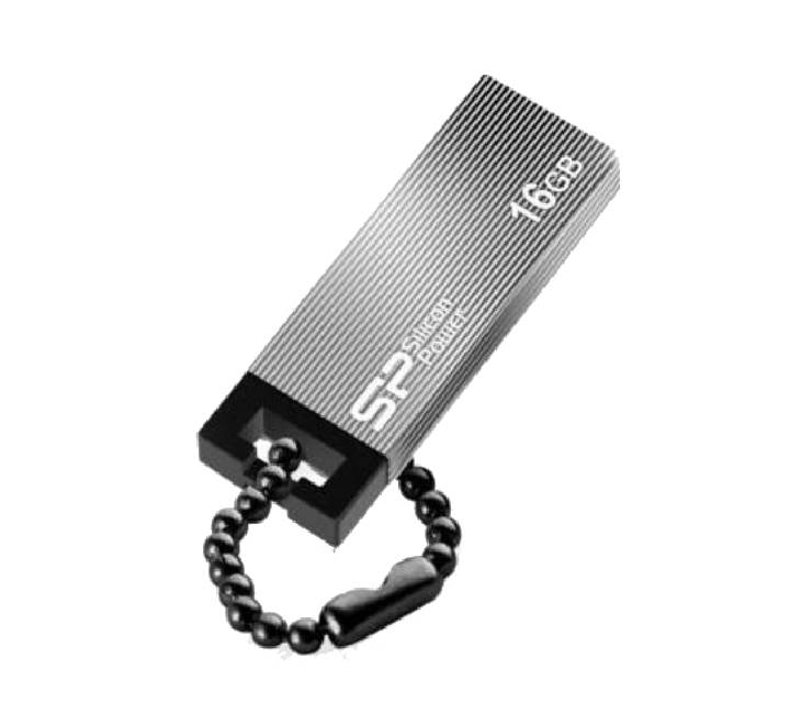 Silicon Power Touch 835 Flash Drive (16GB) Iron Gray – ICT.com.mm