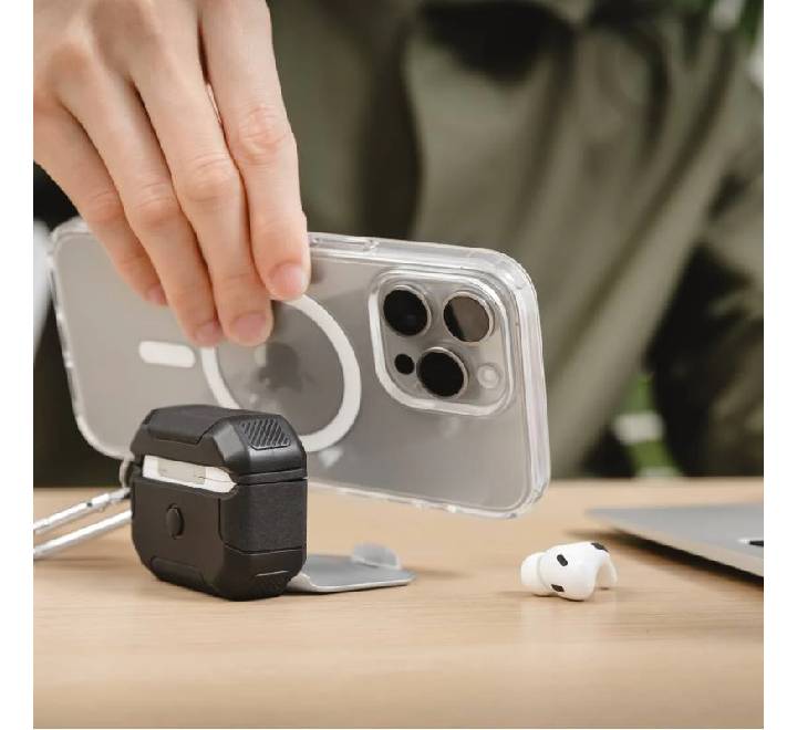 SwitchEasy Defender+ Rugged Protective Case with Phone Stand for AirPo ...