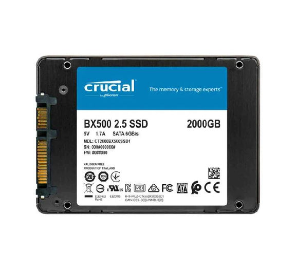 Crucial BX500 1TB 3D NAND SATA 2.5-inch Internal SSD – ICT.com.mm